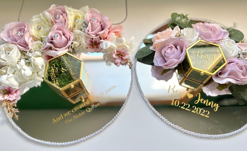Wedding Ring Tray. Wedding Ring Plate. Nikkah Decor. Nikkah - Etsy