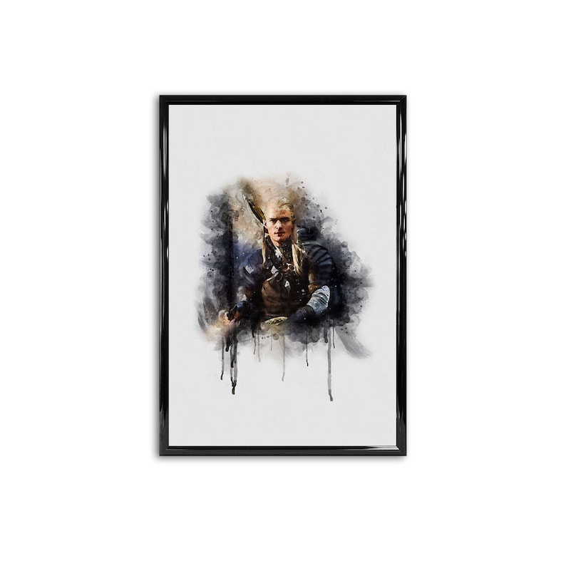 Legolas Watercolor Printable Legolas Art Print LOTR Art - Etsy
