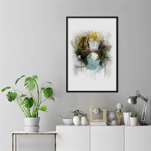 Rivendell Bridge Watercolor Printable, Rivendell Bridge Art Print, LOTR ...