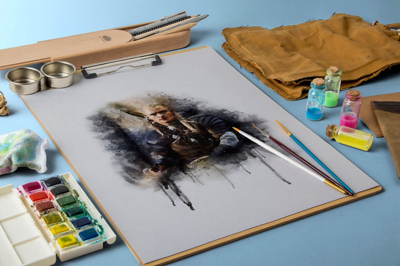 Legolas Watercolor Printable Legolas Art Print LOTR Art - Etsy
