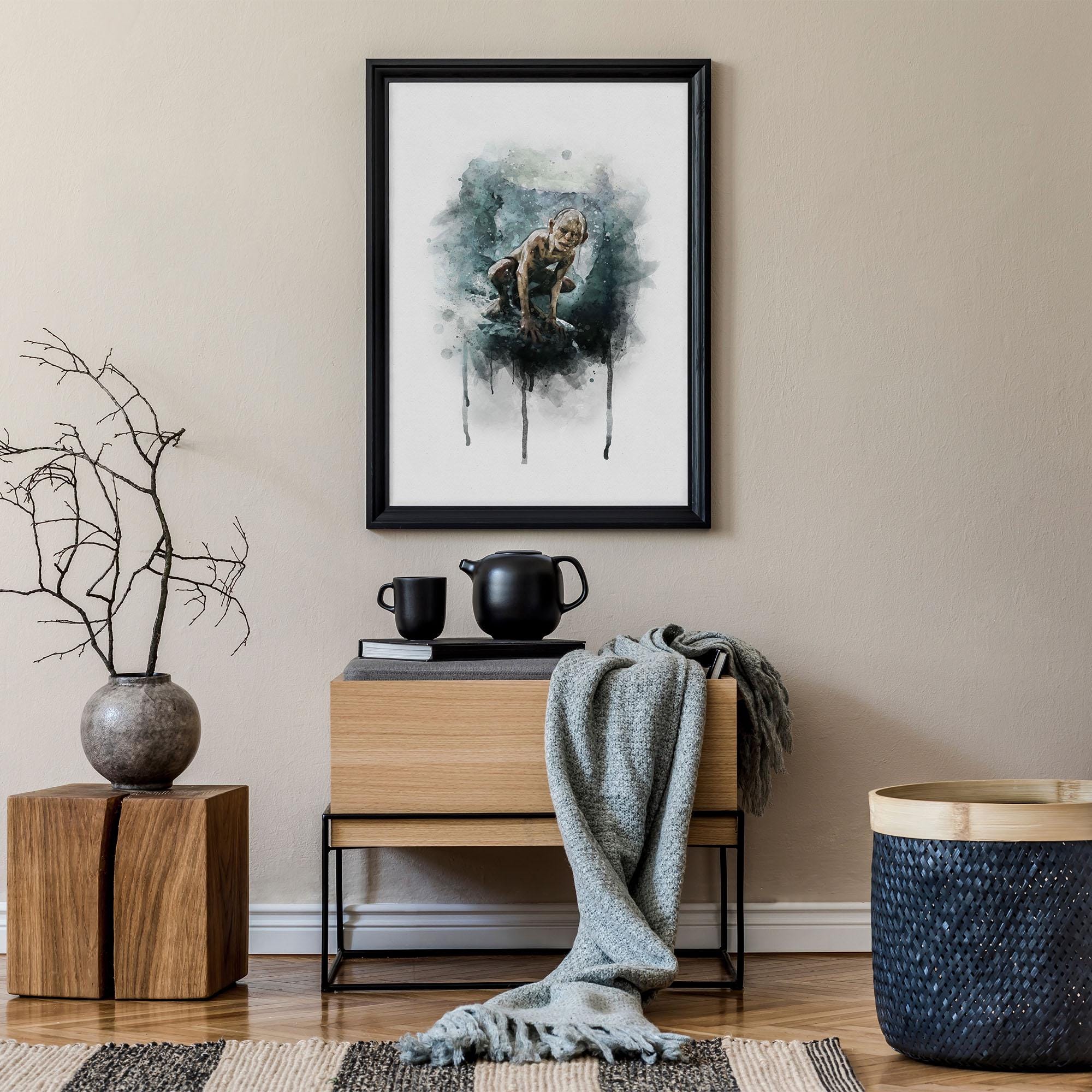 Gollum Watercolor Printable, LOTR Art, LOTR Print - Etsy
