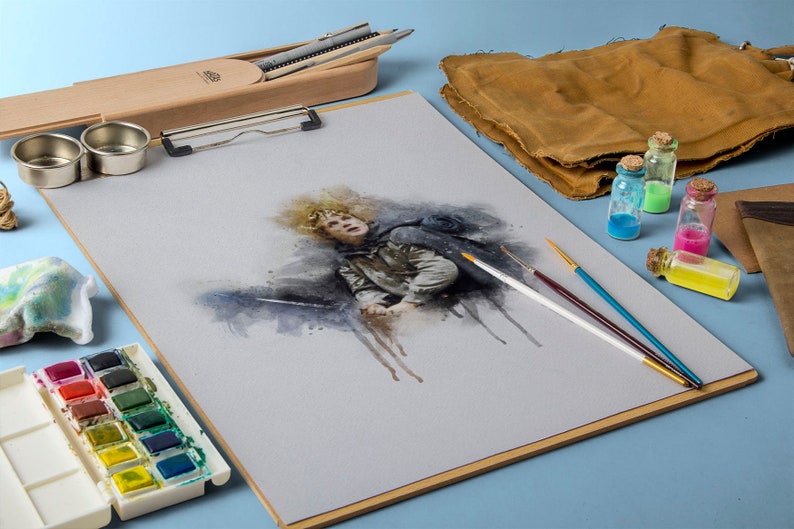 Samwise Gamgee Watercolor Printable Samwise Art Print LOTR | Etsy