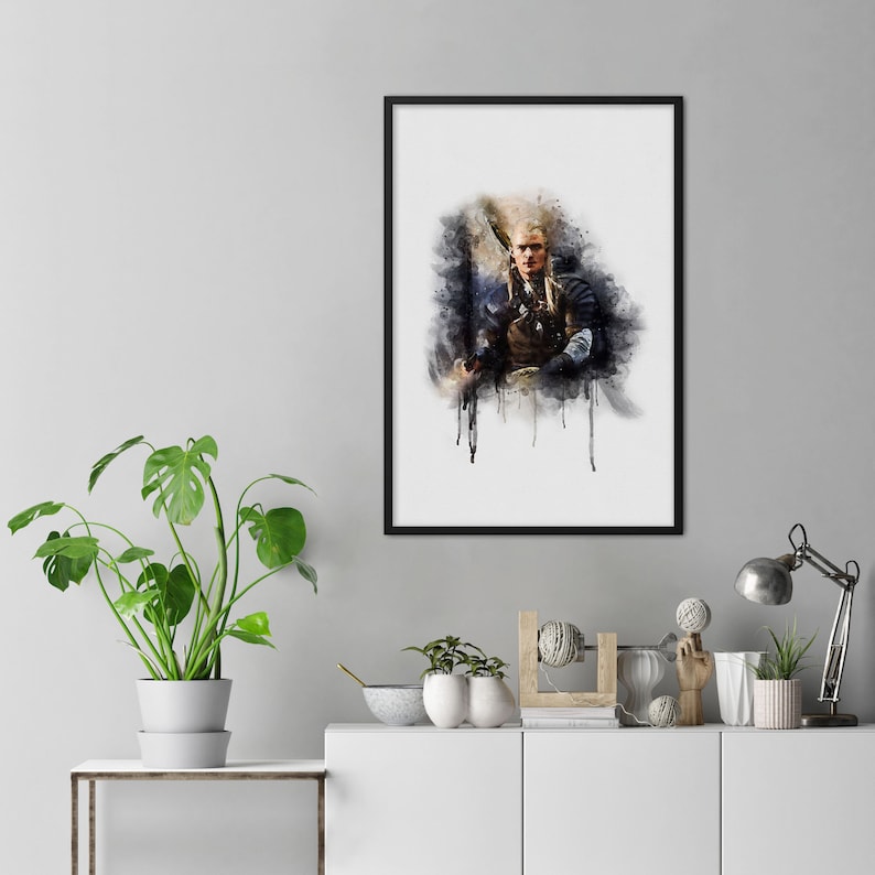 Legolas Watercolor Printable Legolas Art Print LOTR Art - Etsy