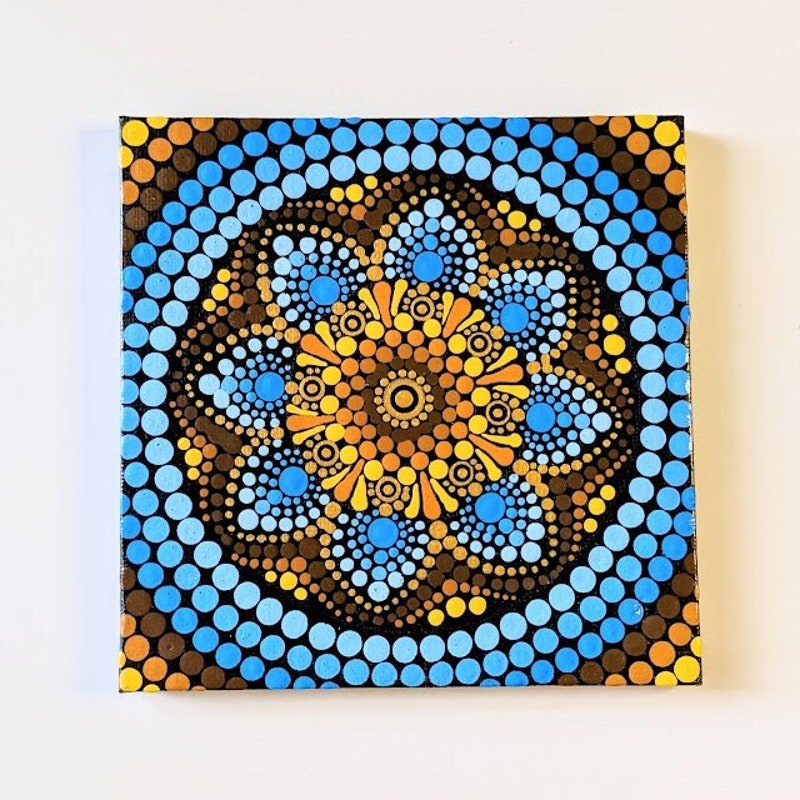 Mandala Canvas - Etsy