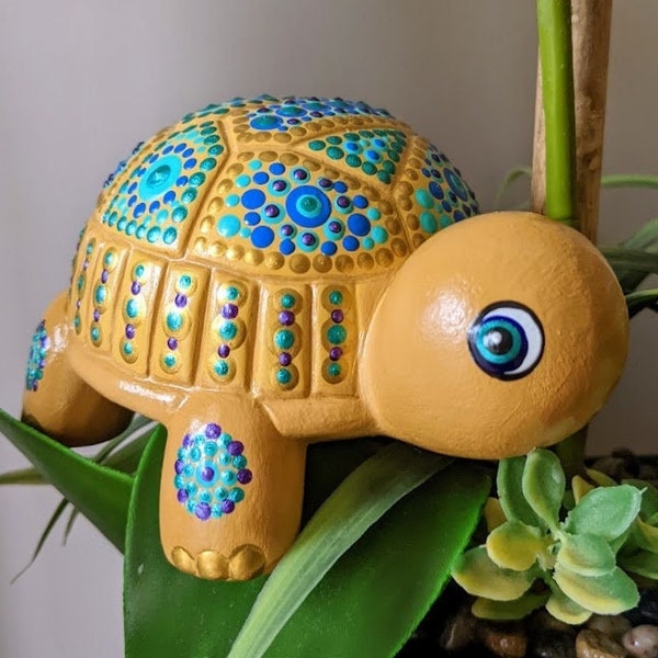 Painted Rock Turtle - Etsy