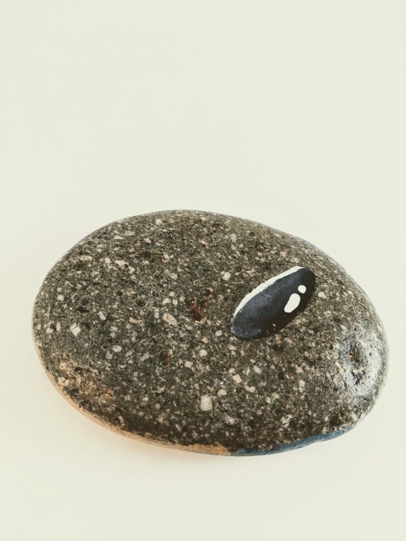 Palm Tree Beach Sun Fishbowl Painted Rock | Etsy