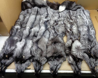 White Tip Fox Tail - Etsy