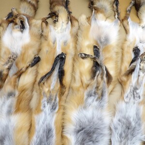 Red Fox Hide With 4 Feet Professionally Tanned/semi Heavy - Etsy
