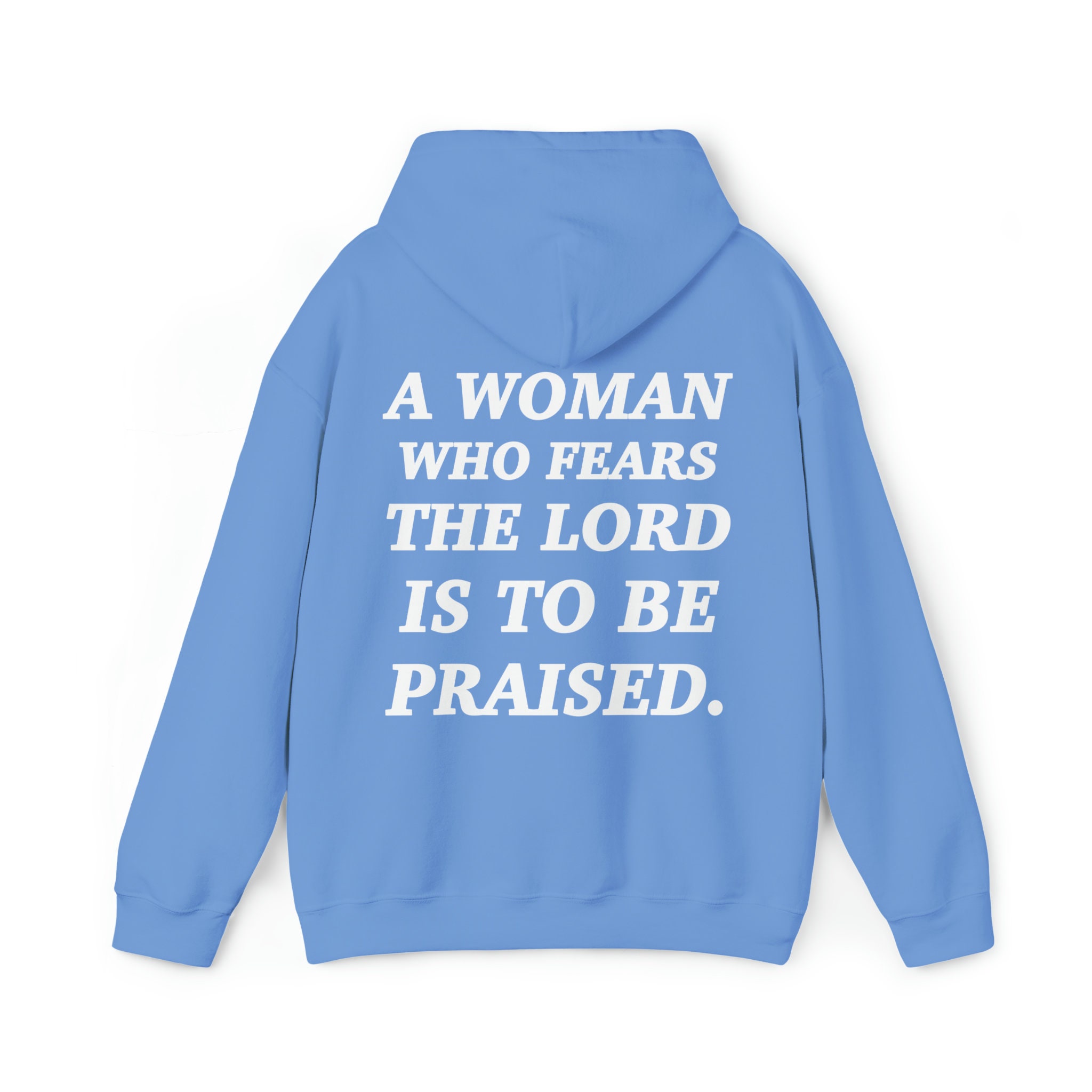 Christian Hoodie for Women Faith Based Hoodie Fear of the - Etsy