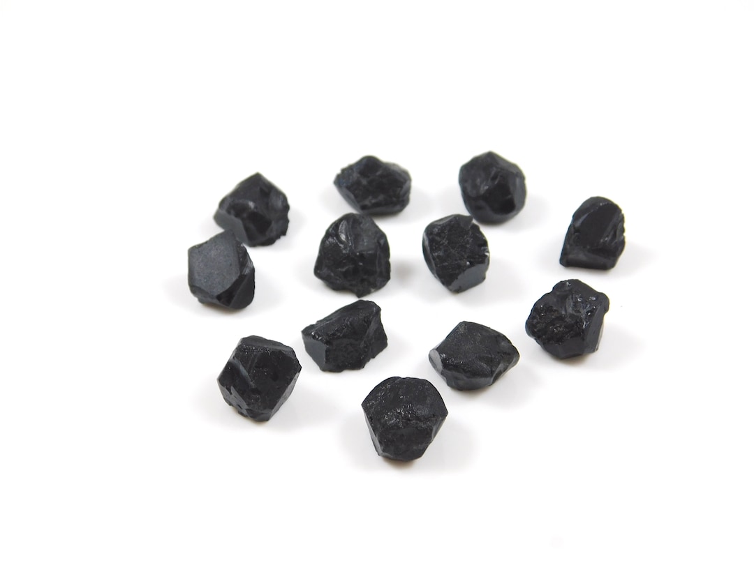 Black Spinel, Spinel Raw, Black Spinel Rough, Gemstone Raw, Calibrated ...