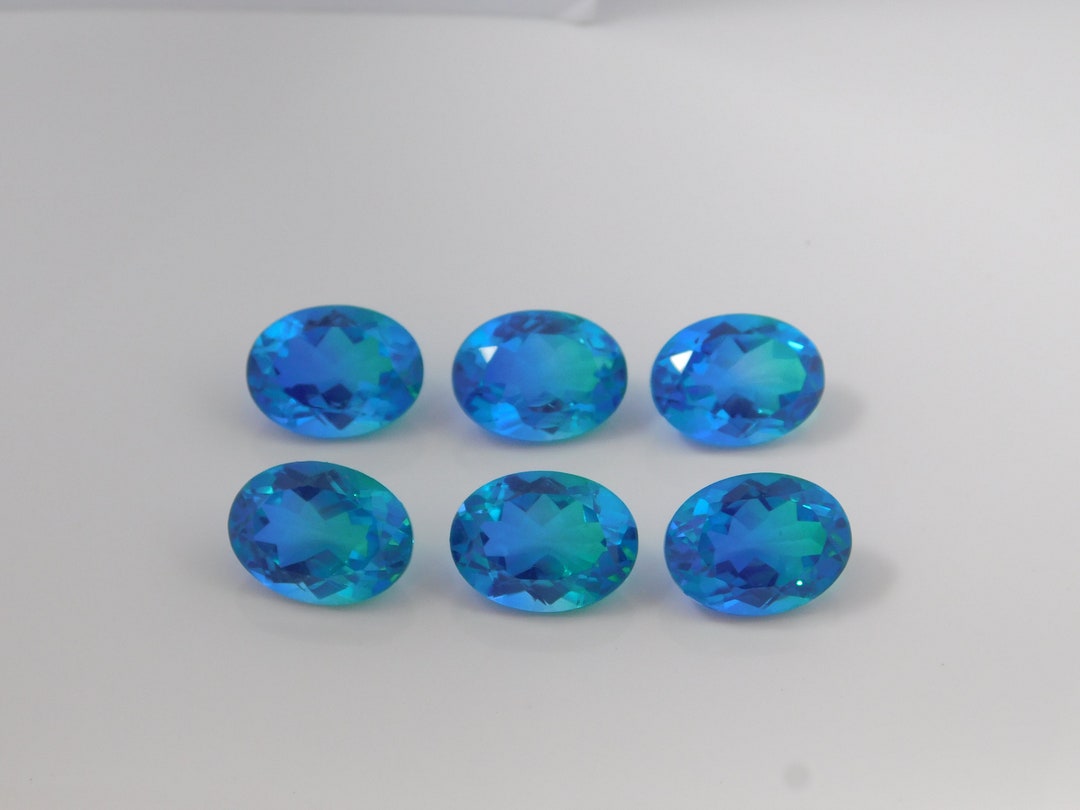 Indian Ocean Quartz, BI Doublet Quartz Oval, Tourmaline Triplets ...