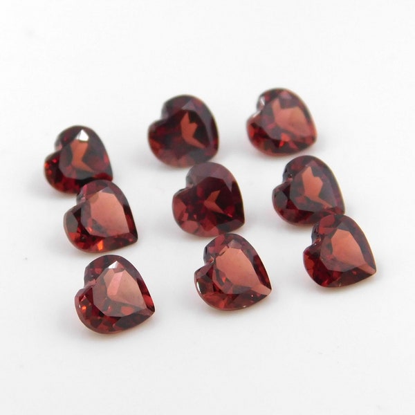 Garnet Heart - Etsy