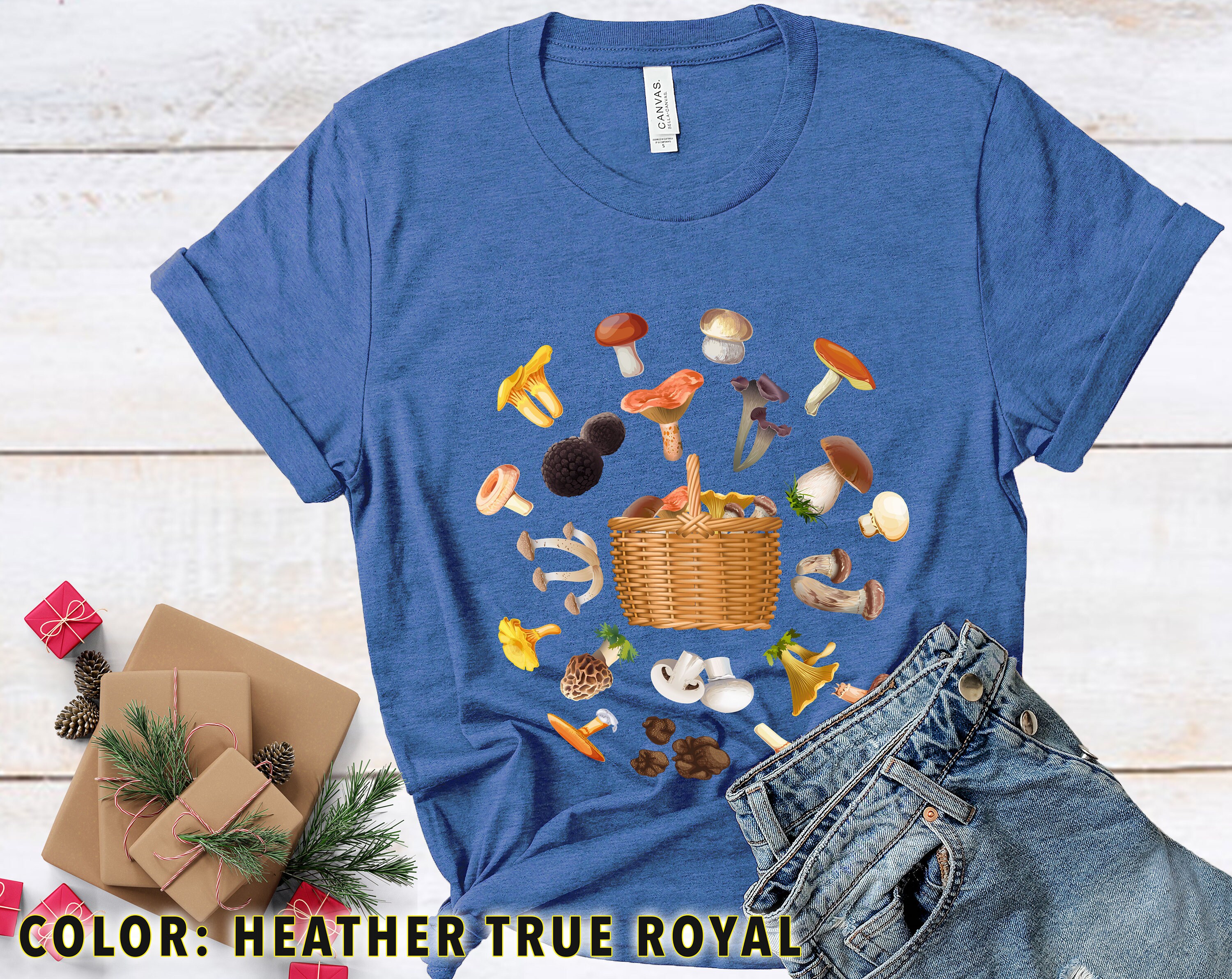 Mushroom Fungi Foraging T-Shirt Wild Mushroom Mycology | Etsy