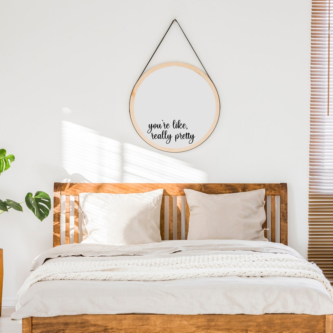 Motivational Mirror Decal, Vinyl Decor, Custom Mirror Quote, Bathroom ...