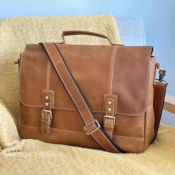 Leather Professor Bag - Etsy