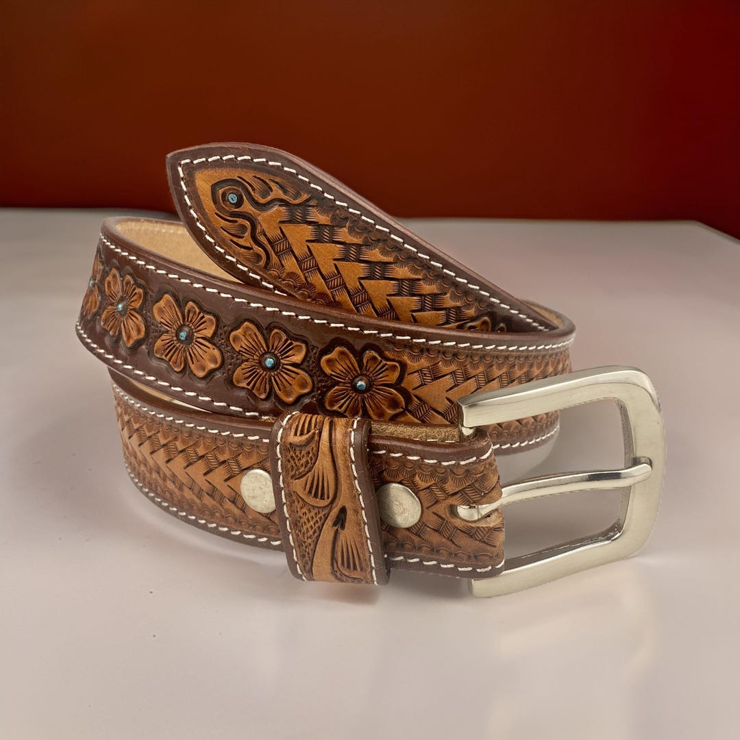 Western Leather Belts, Personalized Leather Belt, Leather Belts Custom ...