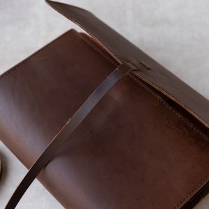 Leather Book Cover Custom, Engraved Leather Book Cover, Leather Book ...