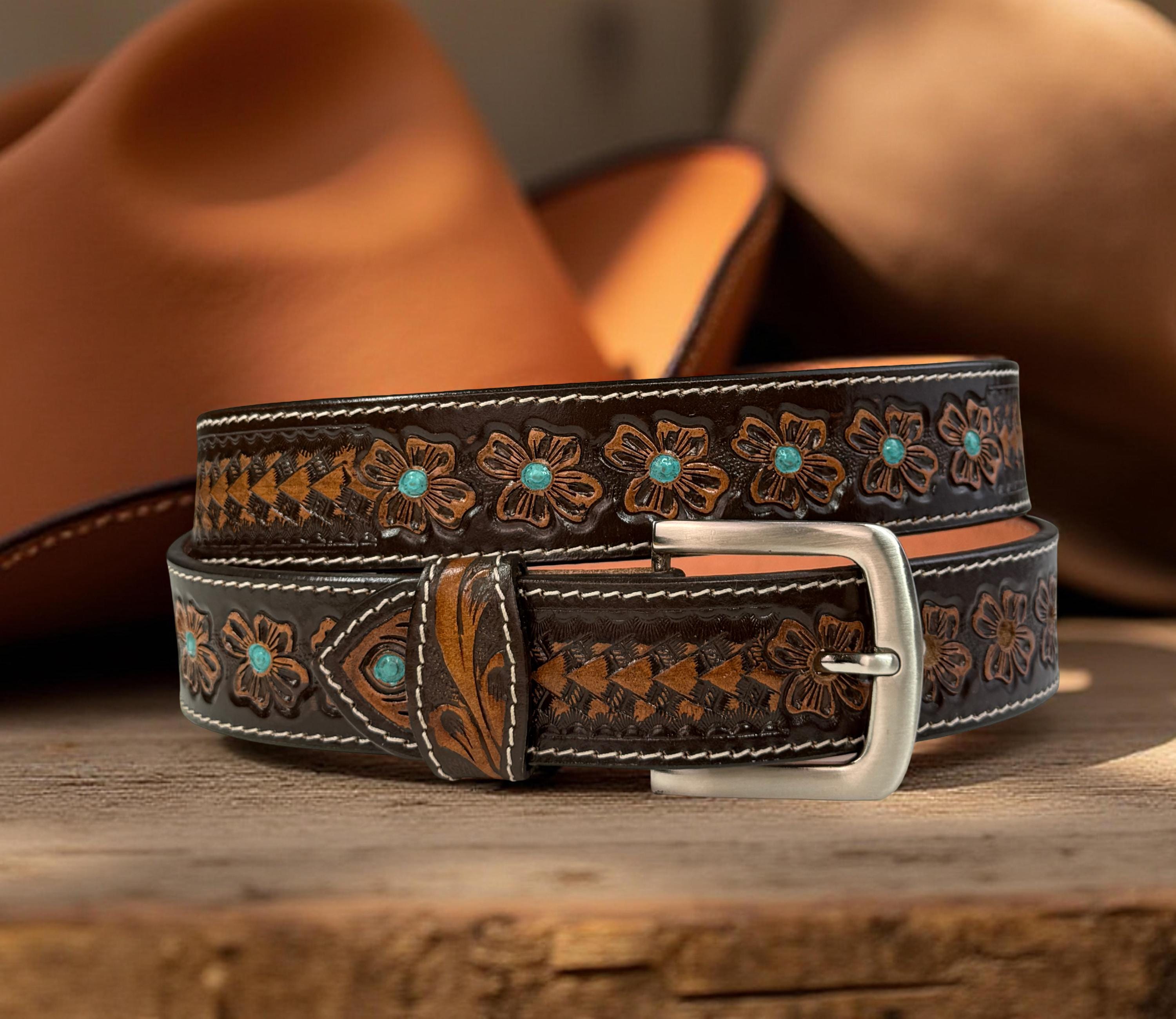 Western Leather Belts, Personalized Leather Belt, Leather Belts Custom ...