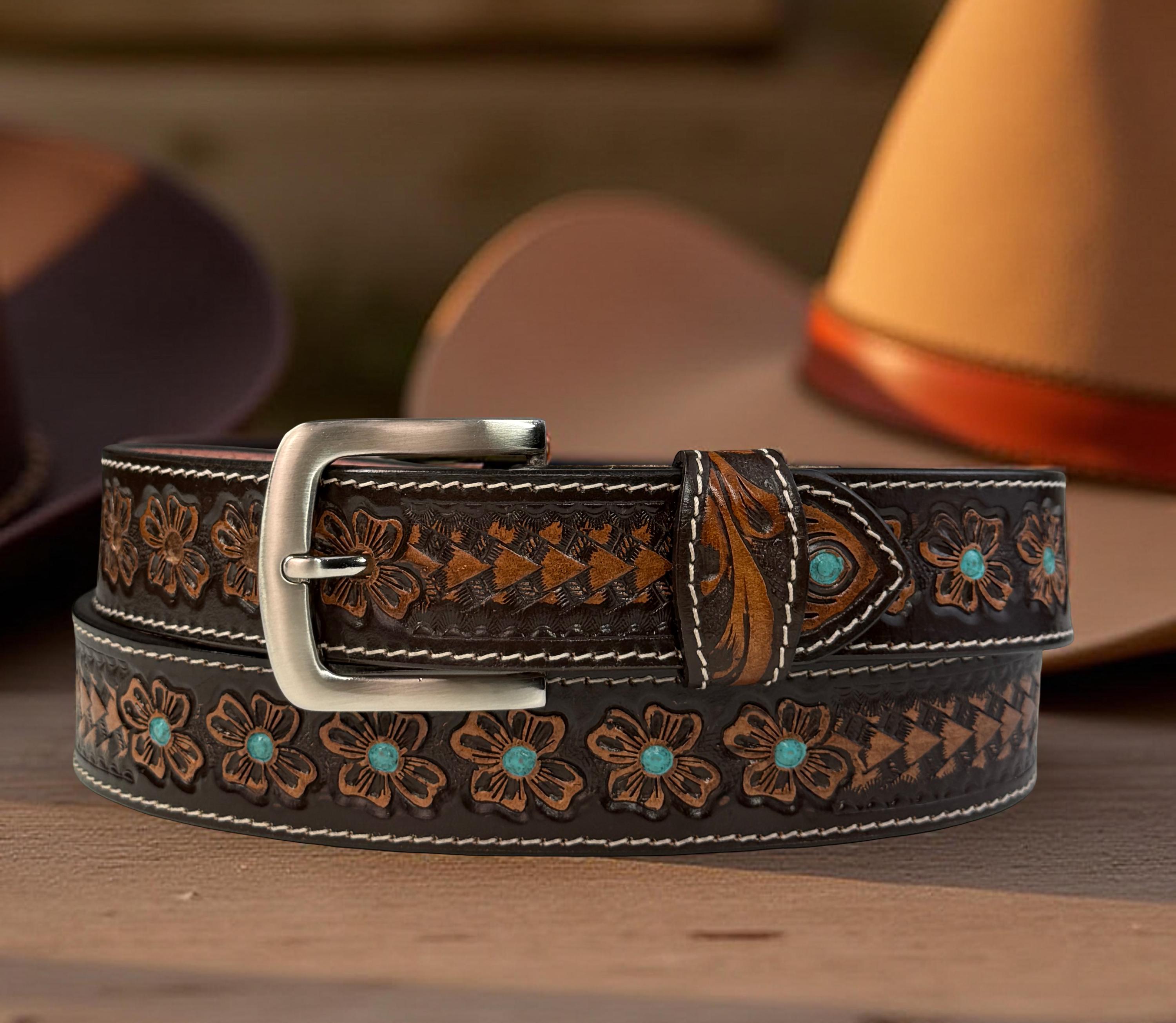 Western Leather Belts, Personalized Leather Belt, Leather Belts Custom ...