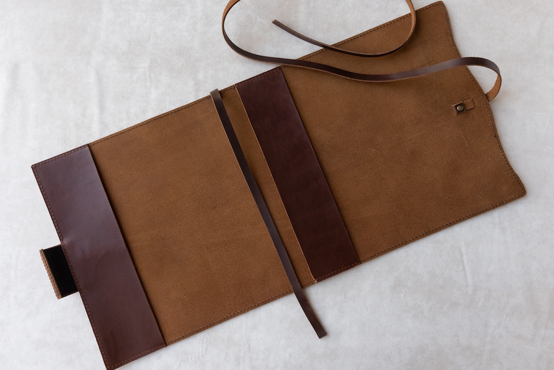 Leather Book Cover Custom, Engraved Leather Book Cover, Leather Book ...