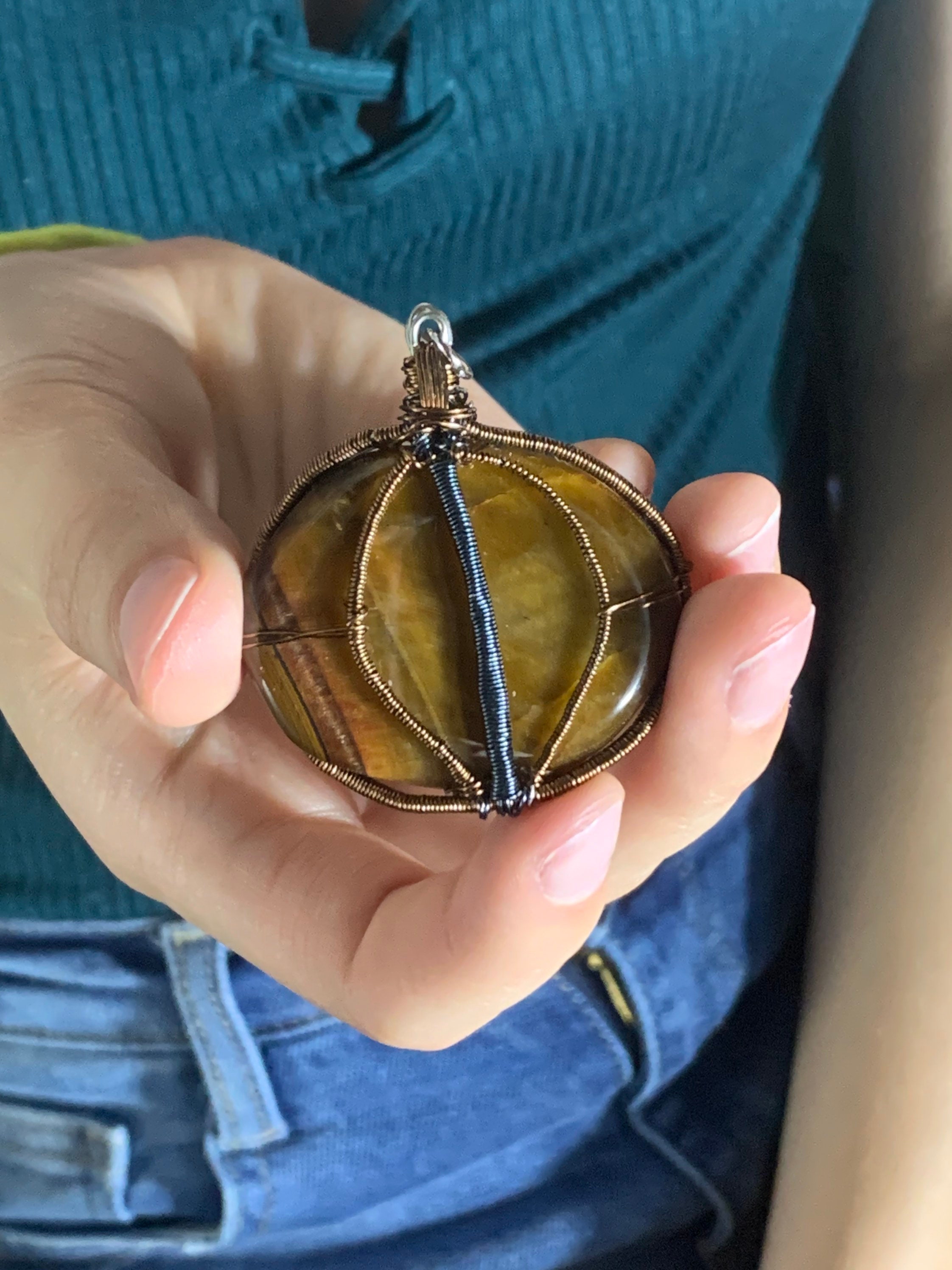 Pendentif Eye of Ukotoa Tigers Eye - Etsy France