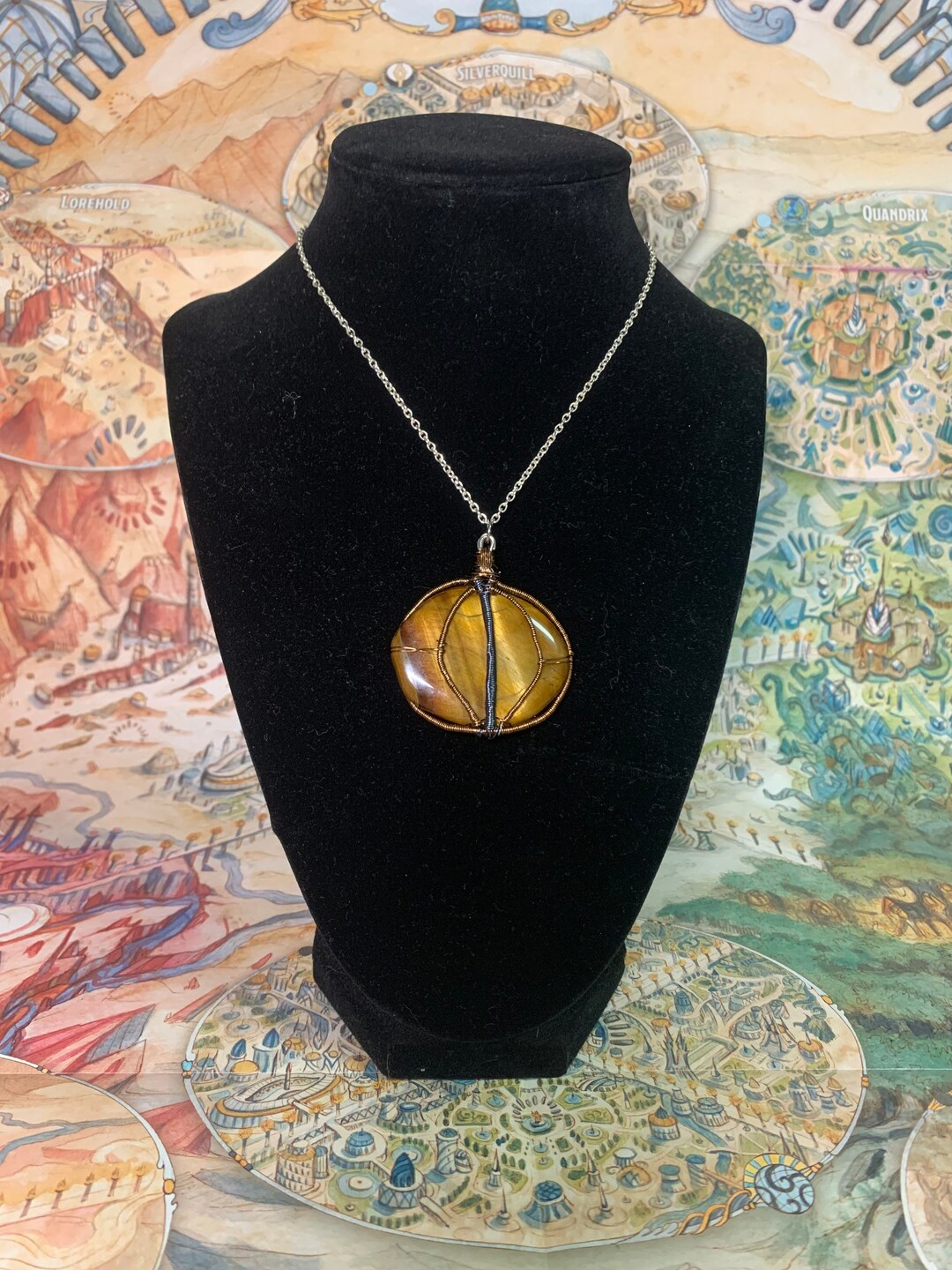 Pendentif Eye of Ukotoa Tigers Eye - Etsy France