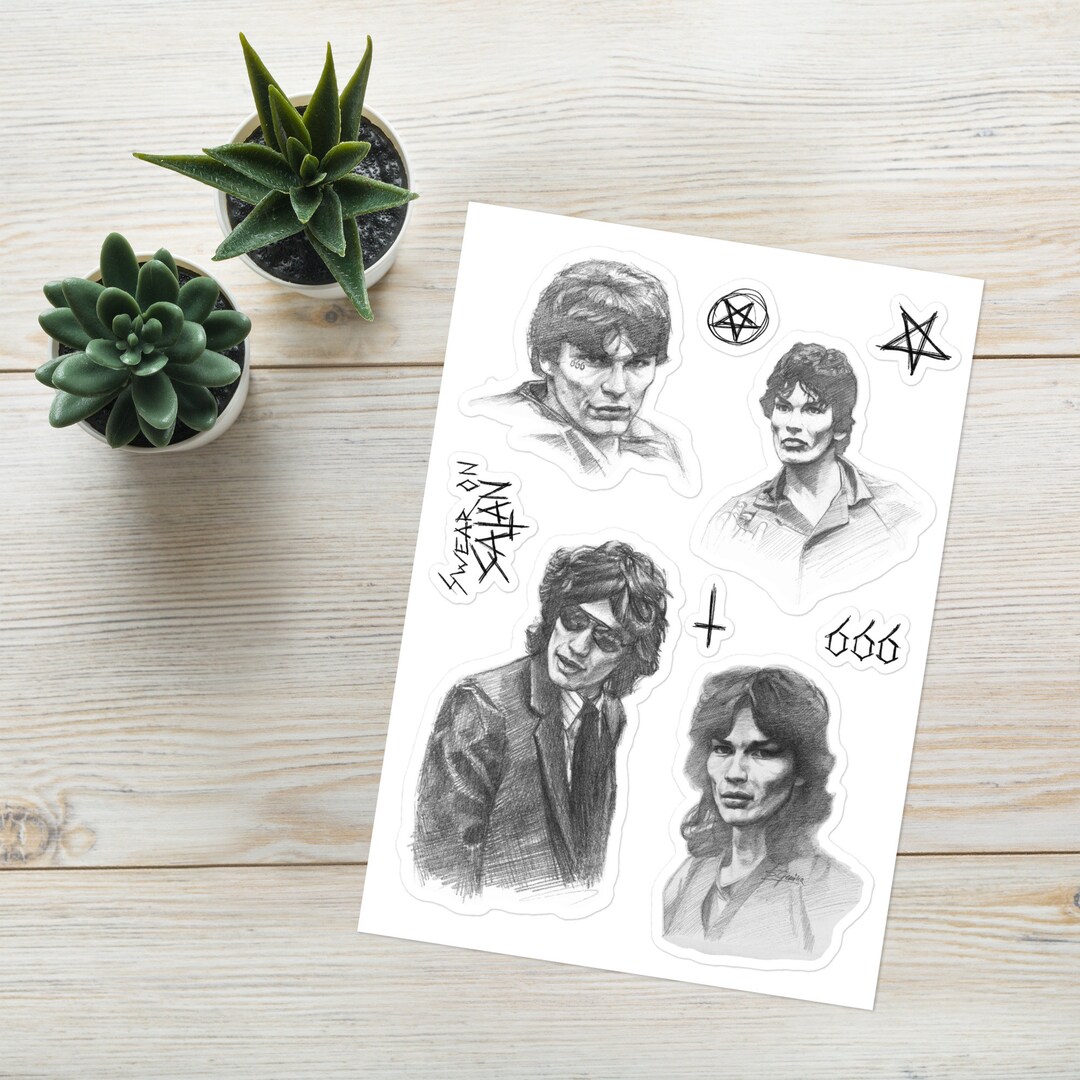 Richard Ramirez - the Night Stalker Sticker Sheet - Etsy