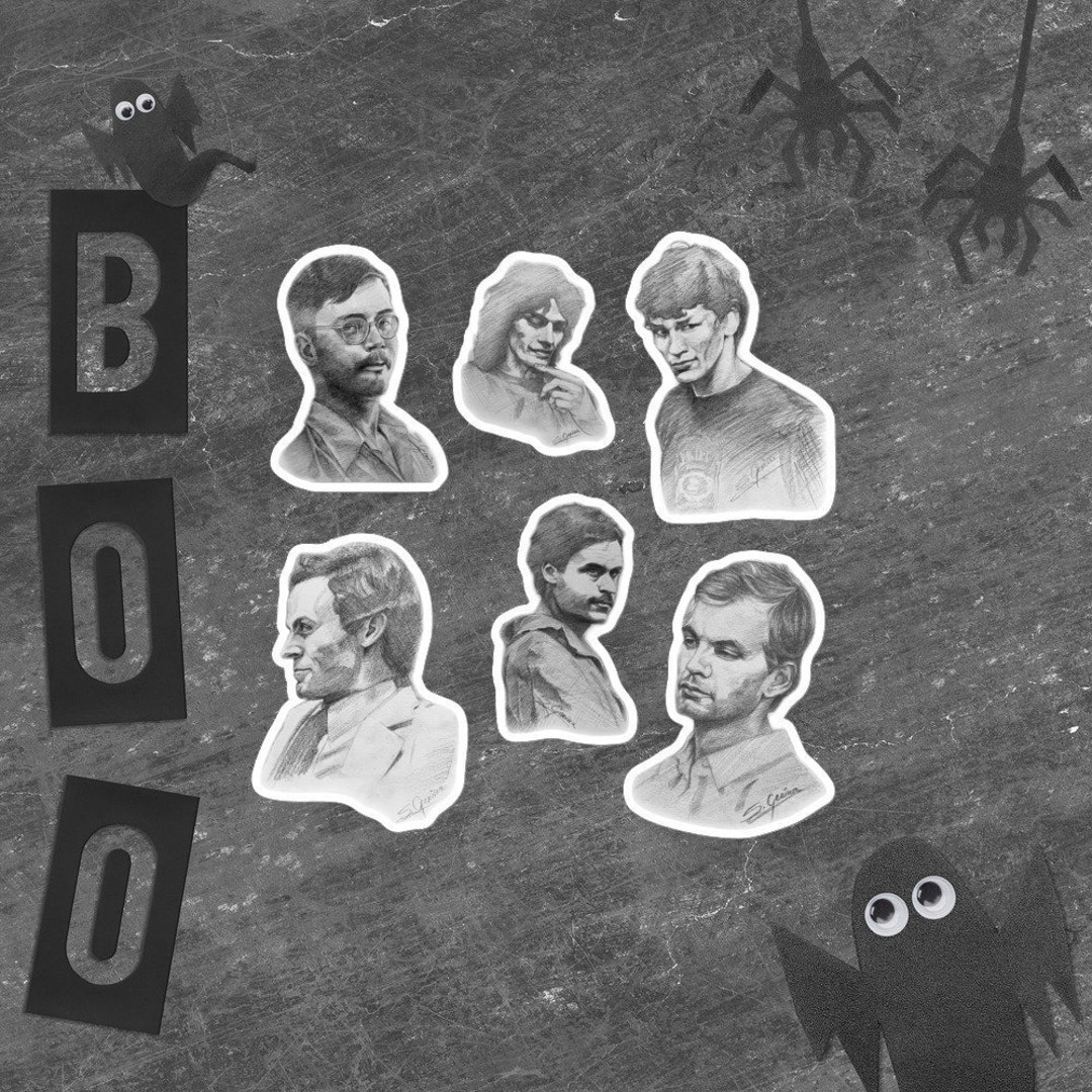 Serial Killers Sticker Pack - Etsy