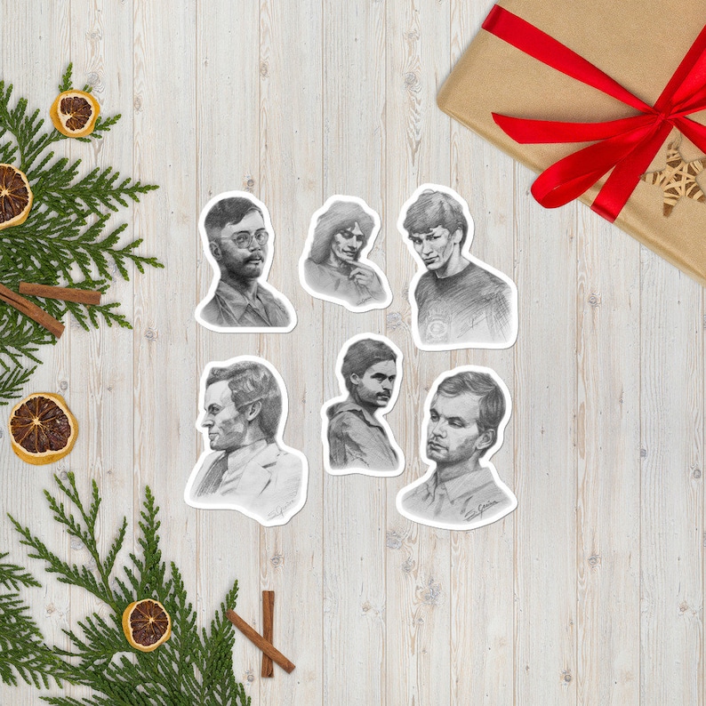 Serial Killers Sticker Pack - Etsy