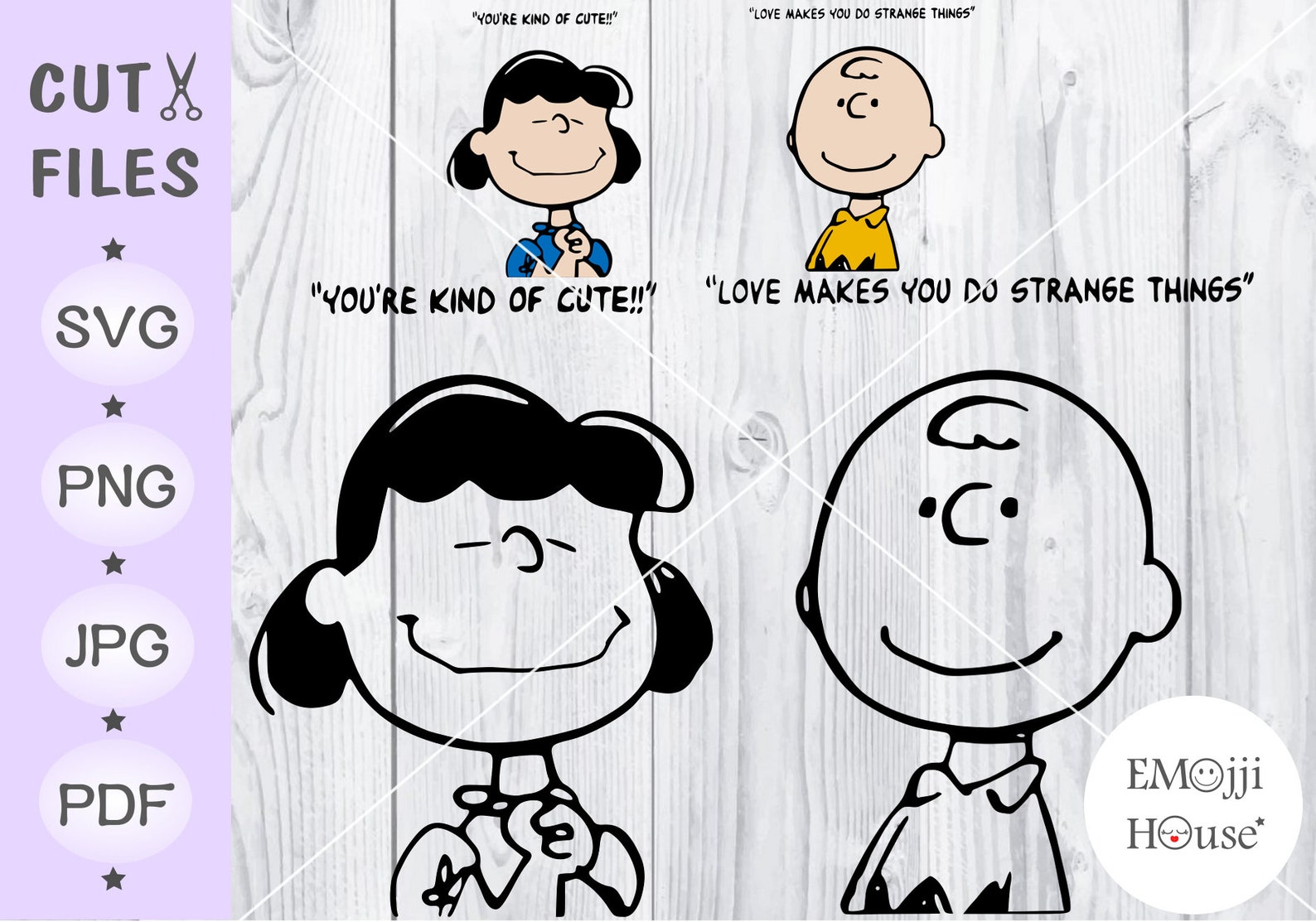 Peanuts Svg Friends Charlie Brown SVG JPG PNG Cut Files - Etsy
