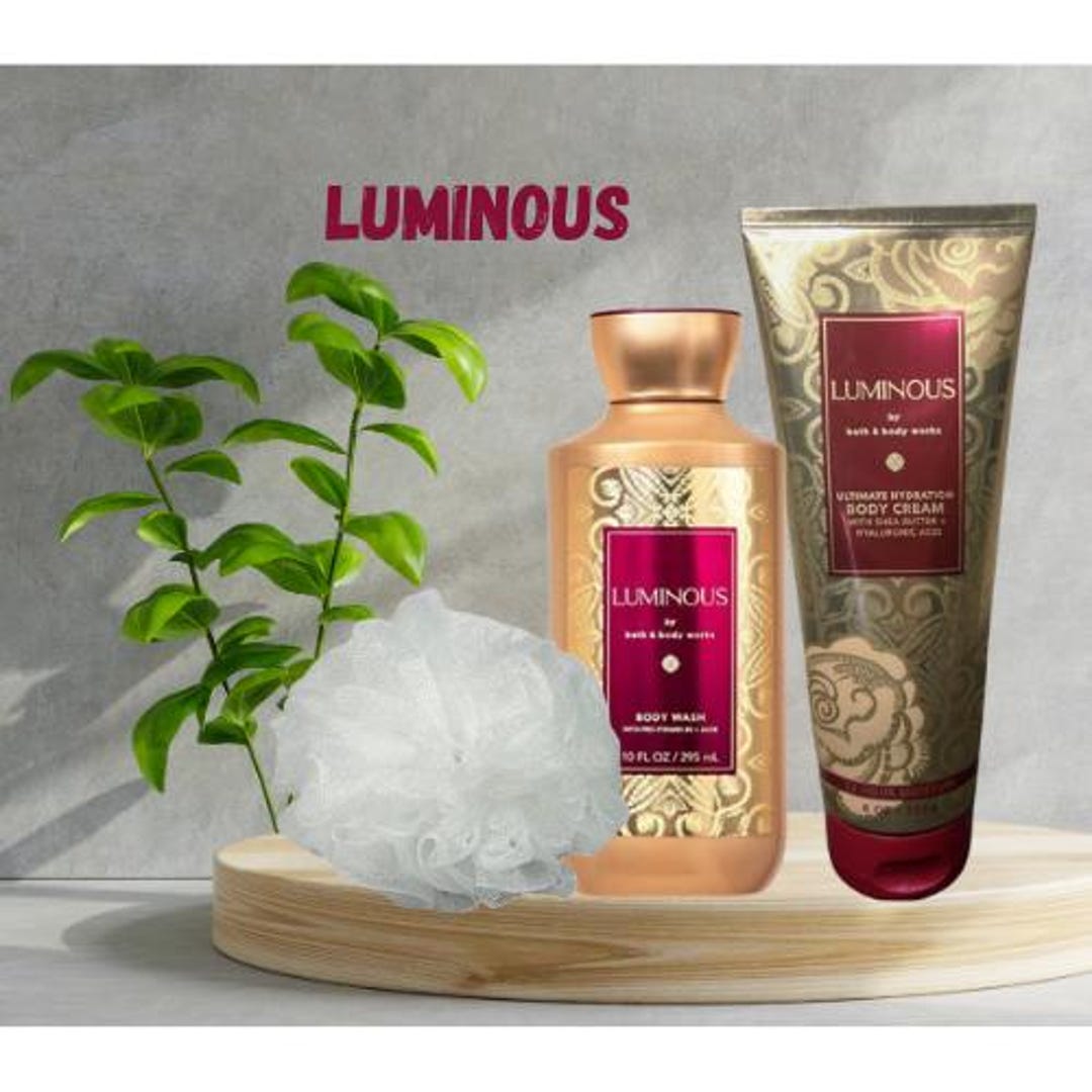 Bath and Body Works Luminous Gift Set - Etsy