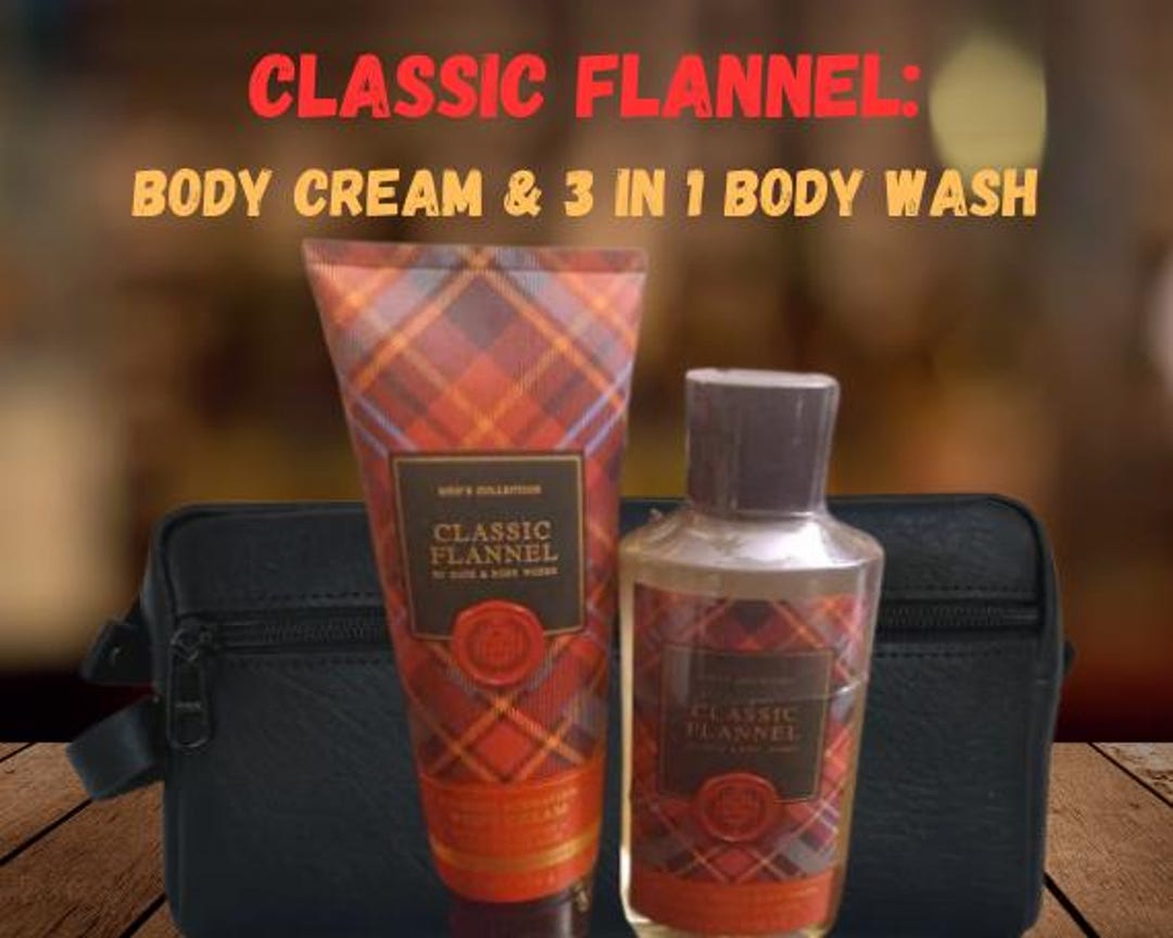 Bath and Body Works Classic Flannel Spa Kit - Etsy