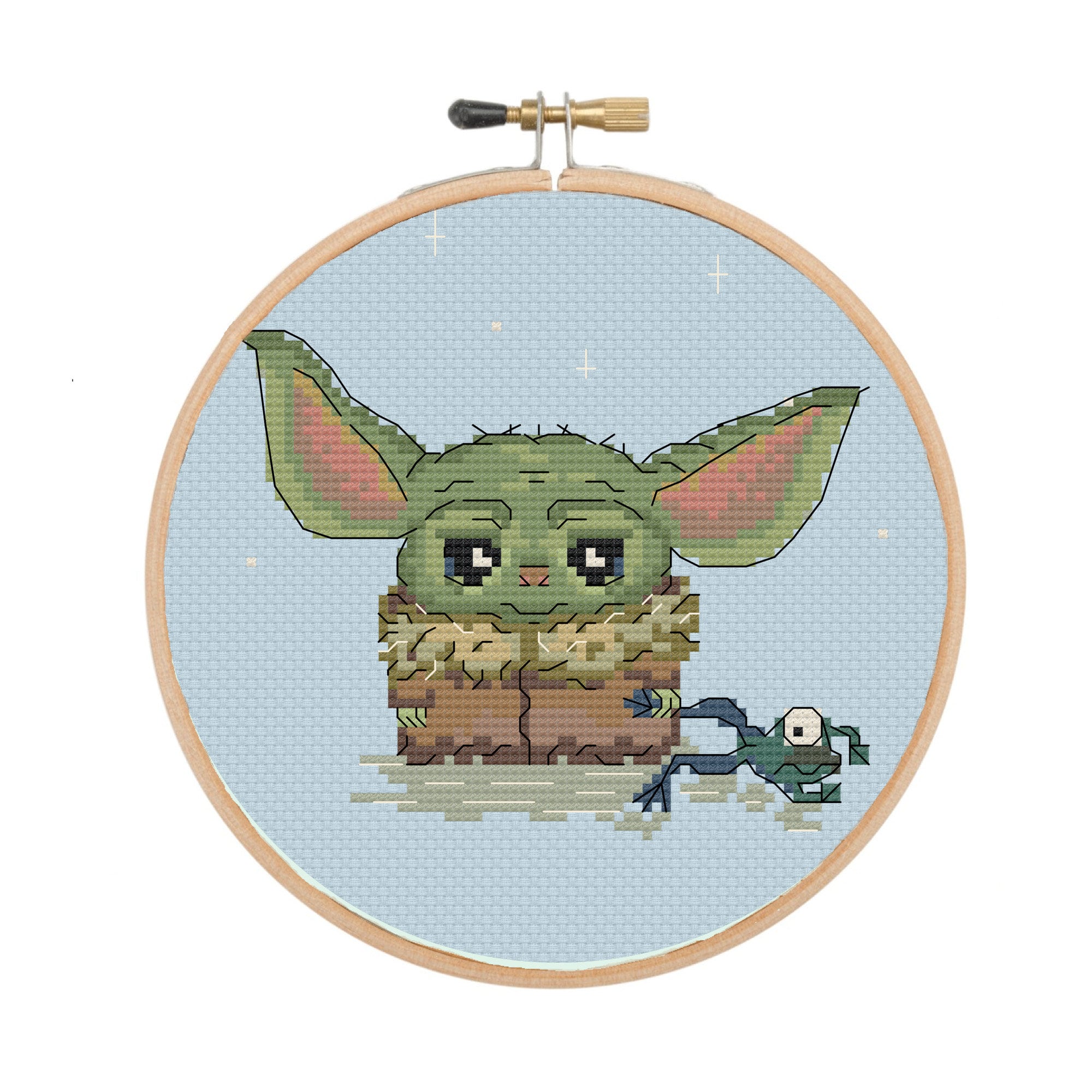 Baby Yoda Star Wars Cross Stitch Pattern Grogu Baby Yoda Cross - Etsy