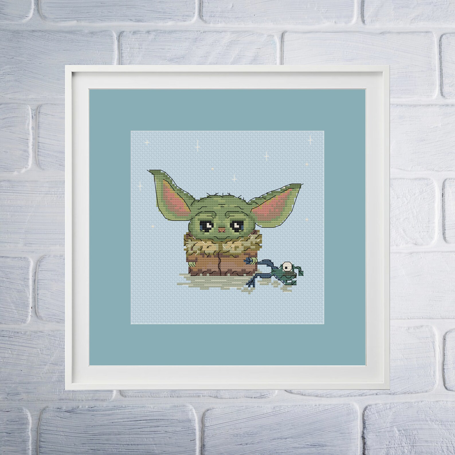 Baby Yoda Star Wars Cross Stitch Pattern Grogu Baby Yoda Cross - Etsy