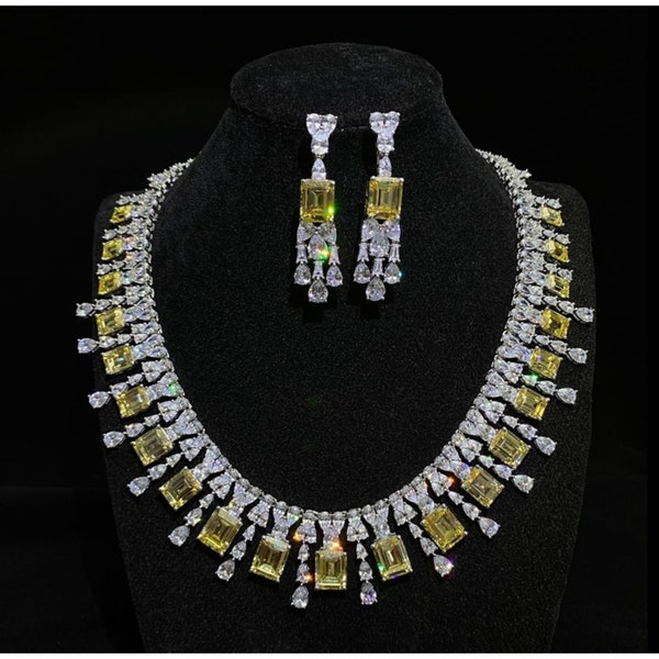 Yellow Jewelry Set - Etsy