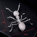 925 Sterling Silver Amazing Handmade Insect Ant Brooch, 3ct American ...