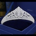 Beautiful Silver Diamond Queen Tiara/crown 12.45ct American - Etsy