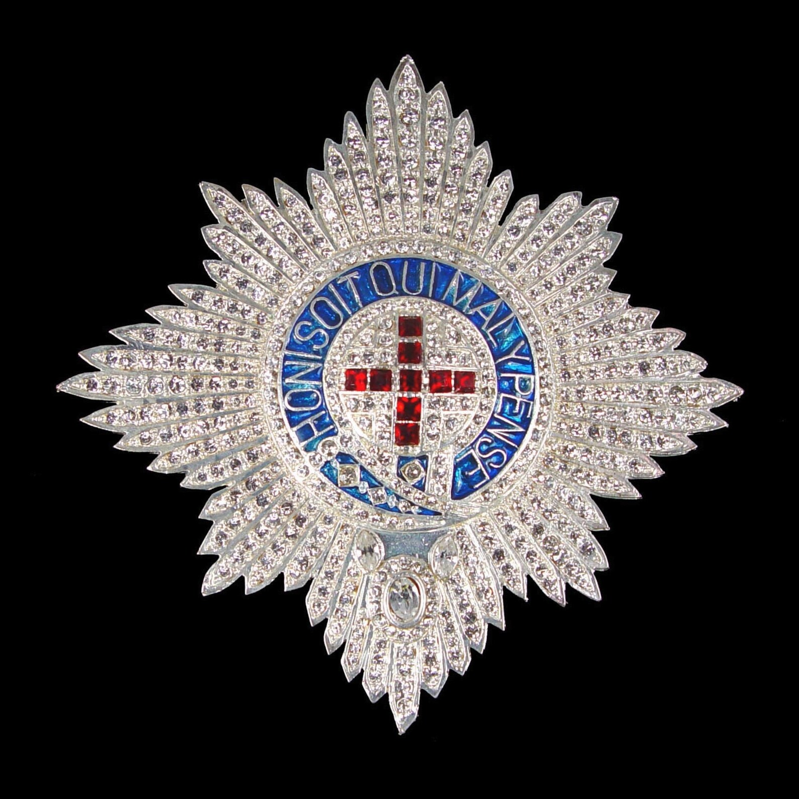 925 Sterling Silver Handmade Royal Brilliant Brooch With - Etsy