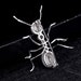 925 Sterling Silver Amazing Handmade Insect Ant Brooch, 3ct American ...