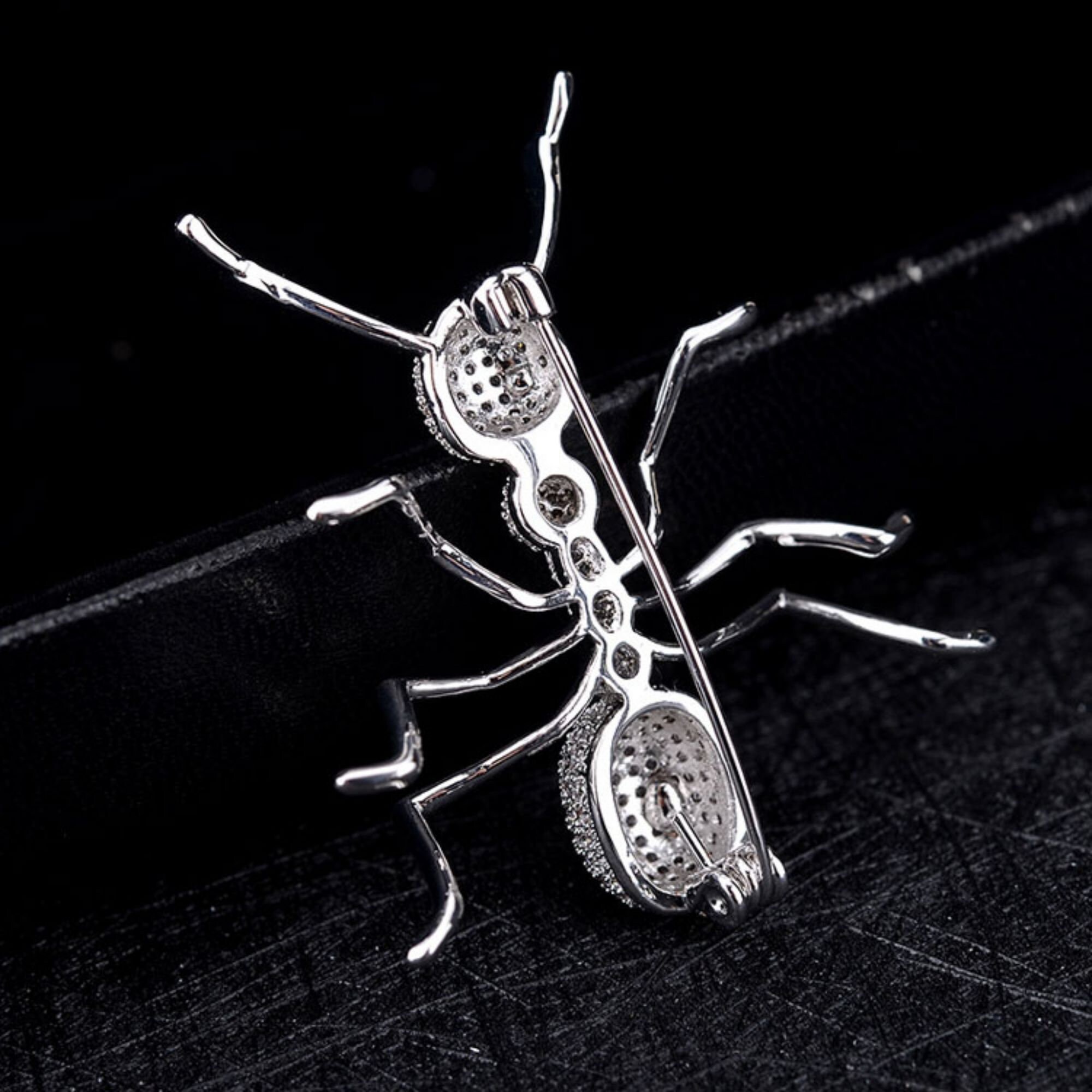 925 Sterling Silver Amazing Handmade Insect Ant Brooch, 3ct American ...