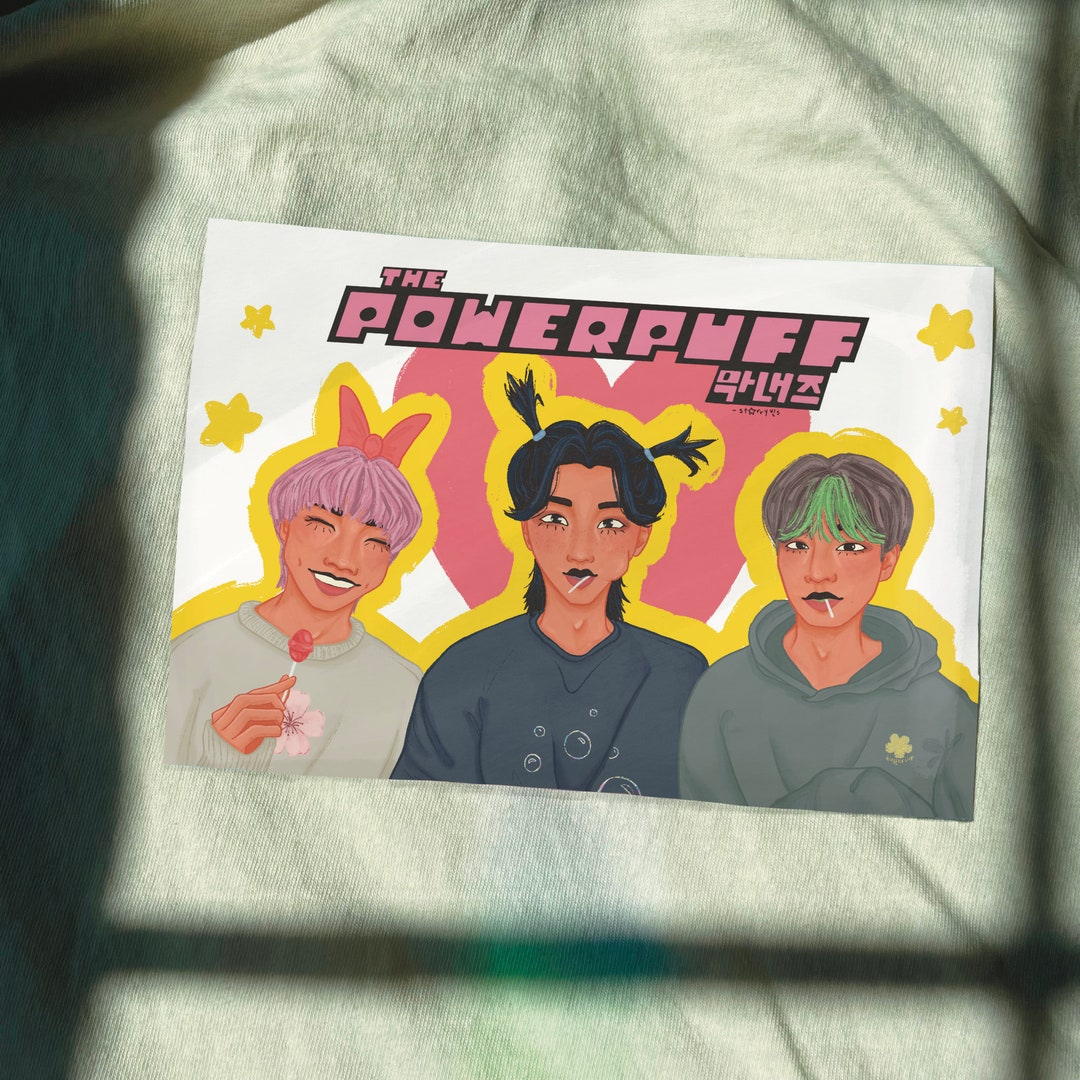 Powerpuff Maknae Line / Stray Kids / Matte Art Print - Etsy