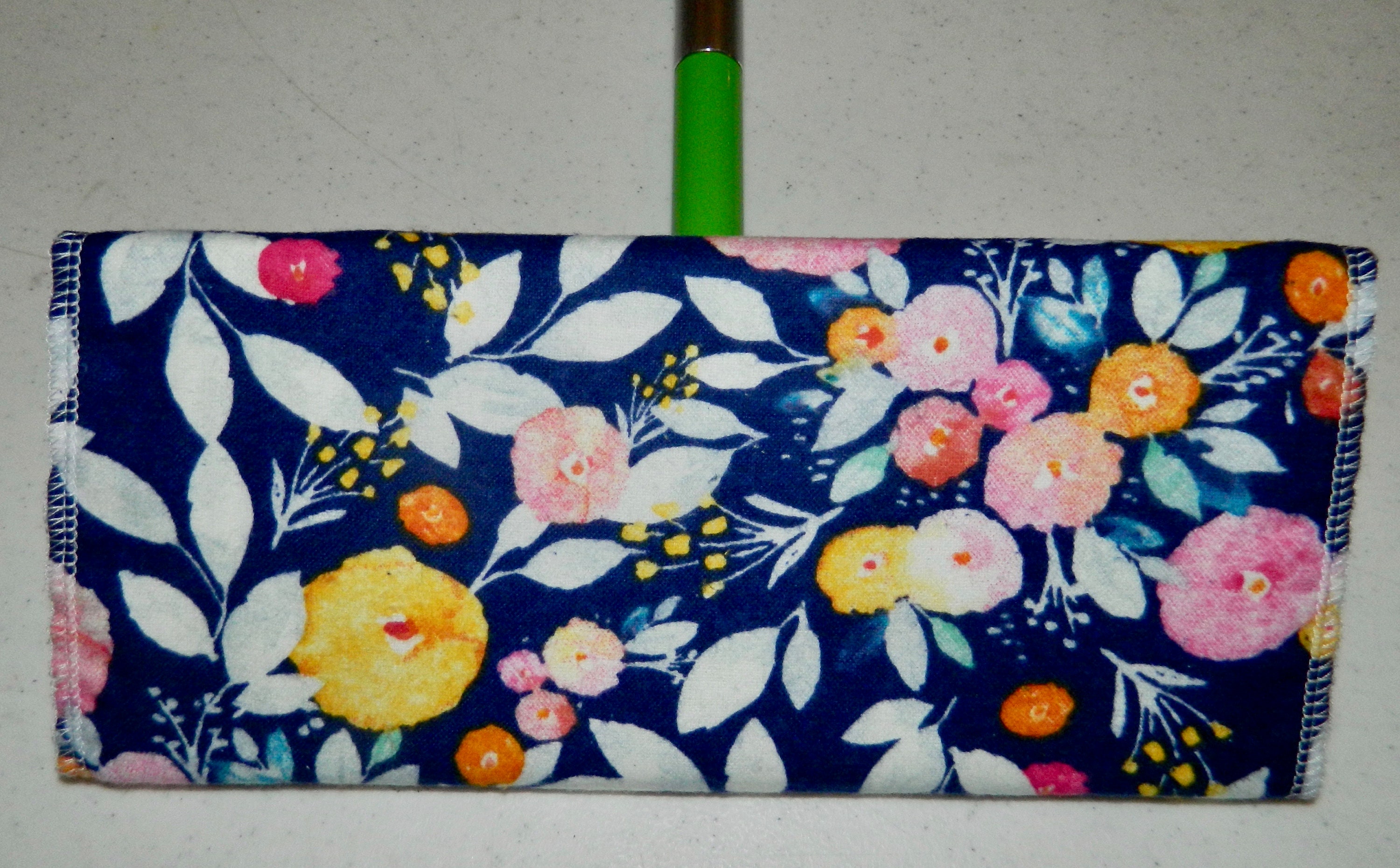NAVY FLORAL Handmade Sweeper Dry Mop Cloths Unpaper 8 | Etsy