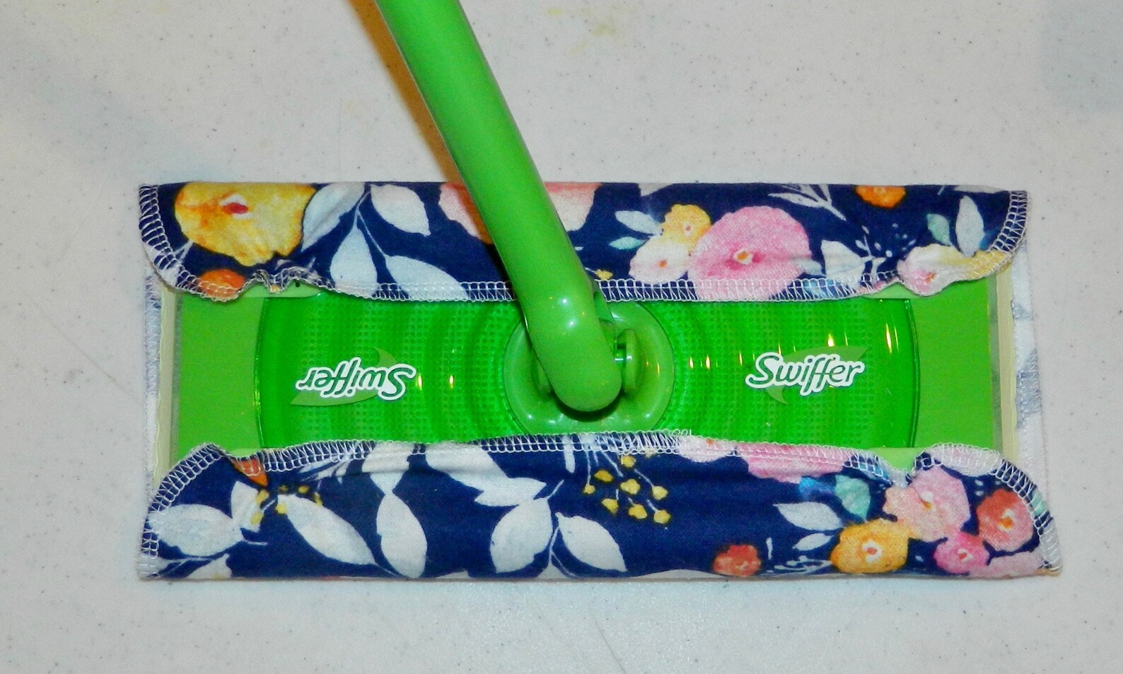 NAVY FLORAL Handmade Sweeper Dry Mop Cloths Unpaper 8 | Etsy