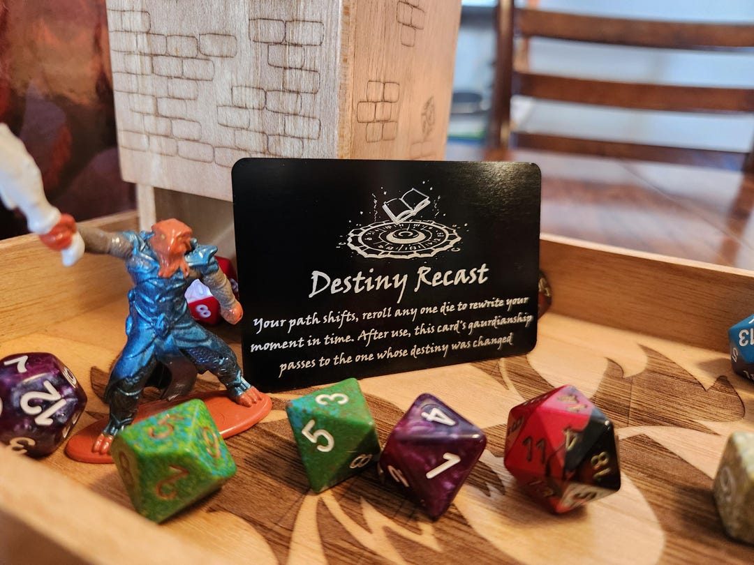 Destiny Recast Card | Dnd Inspiration | Tabletop RPG Gift - Etsy