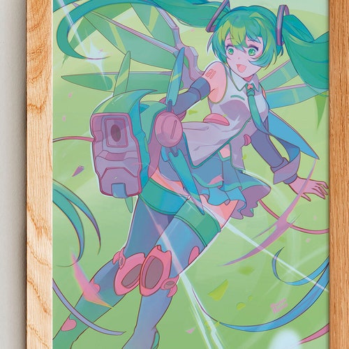 Hatsune Miku Svg Cricut Silhoutte Cut File Anime Girl - Etsy