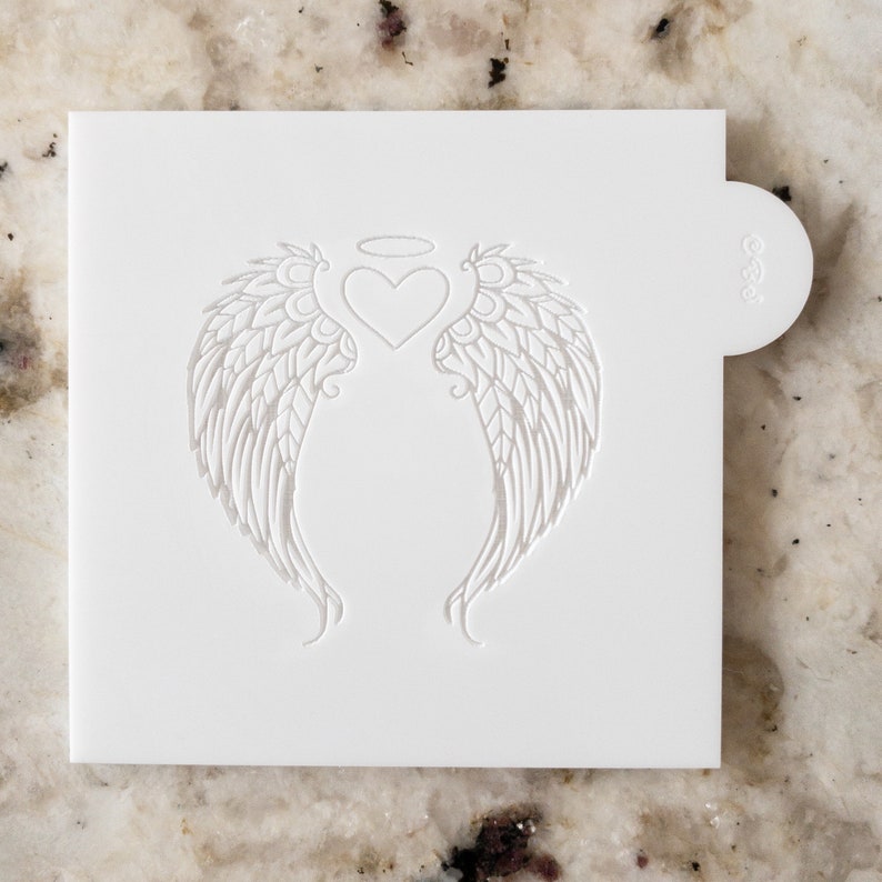 Angel Wings With Heart Popup Embosser Cookie Biscuit Stamp - Etsy