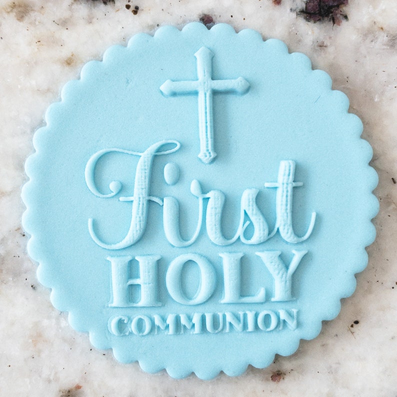 First Holy Communion Popup Embosser Cookie Biscuit Stamp | Etsy