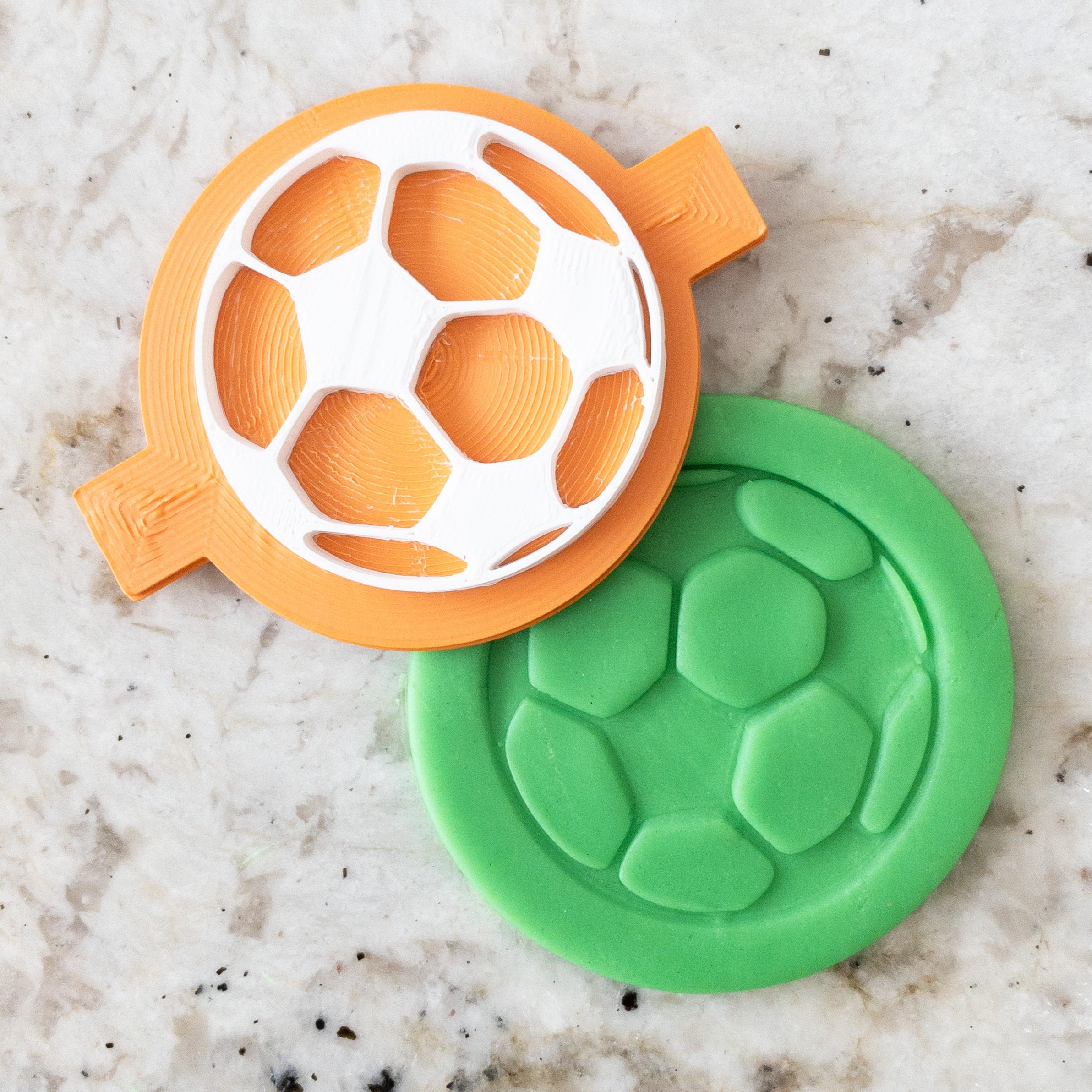 Football Cookie Biscuit Embosser Stamp Fondant Cake Decorating - Etsy