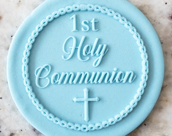 First Holy Communion Popup Embosser Cookie Biscuit Stamp | Etsy
