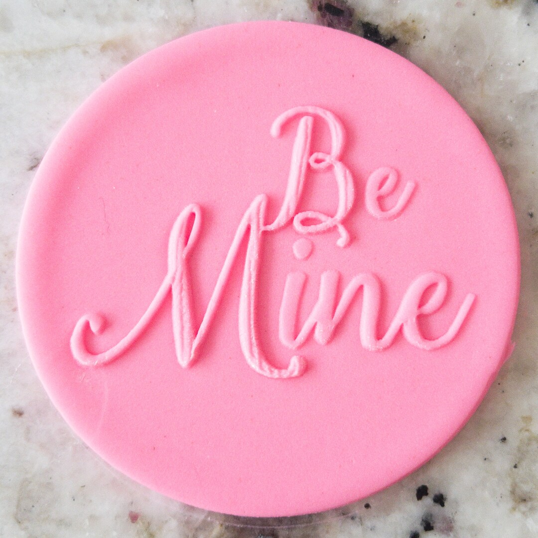 Be Mine 2 Popup Embosser Cookie Biscuit Stamp Fondant Cake Decorating ...